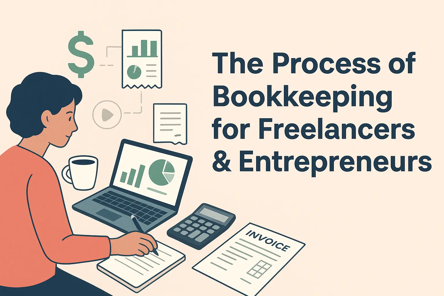 The Process of Bookkeeping for Freelancers & Entrepreneurs